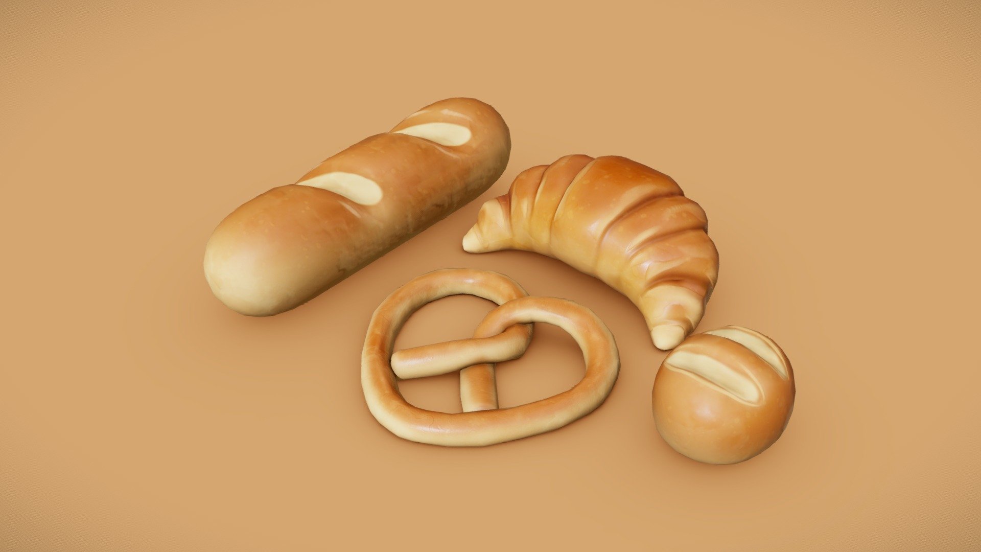 pastries - Buy Royalty Free 3D model by Vanessa Araújo (@vanessa3d ...