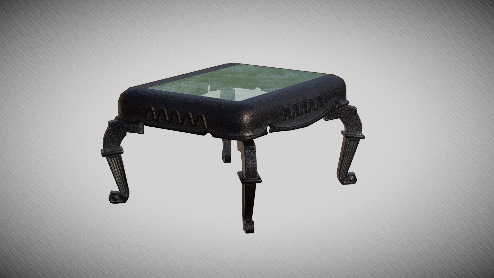 LOW POLY - Fictional Antique Table Prop - 3D model by pongstah [86a5930 ...