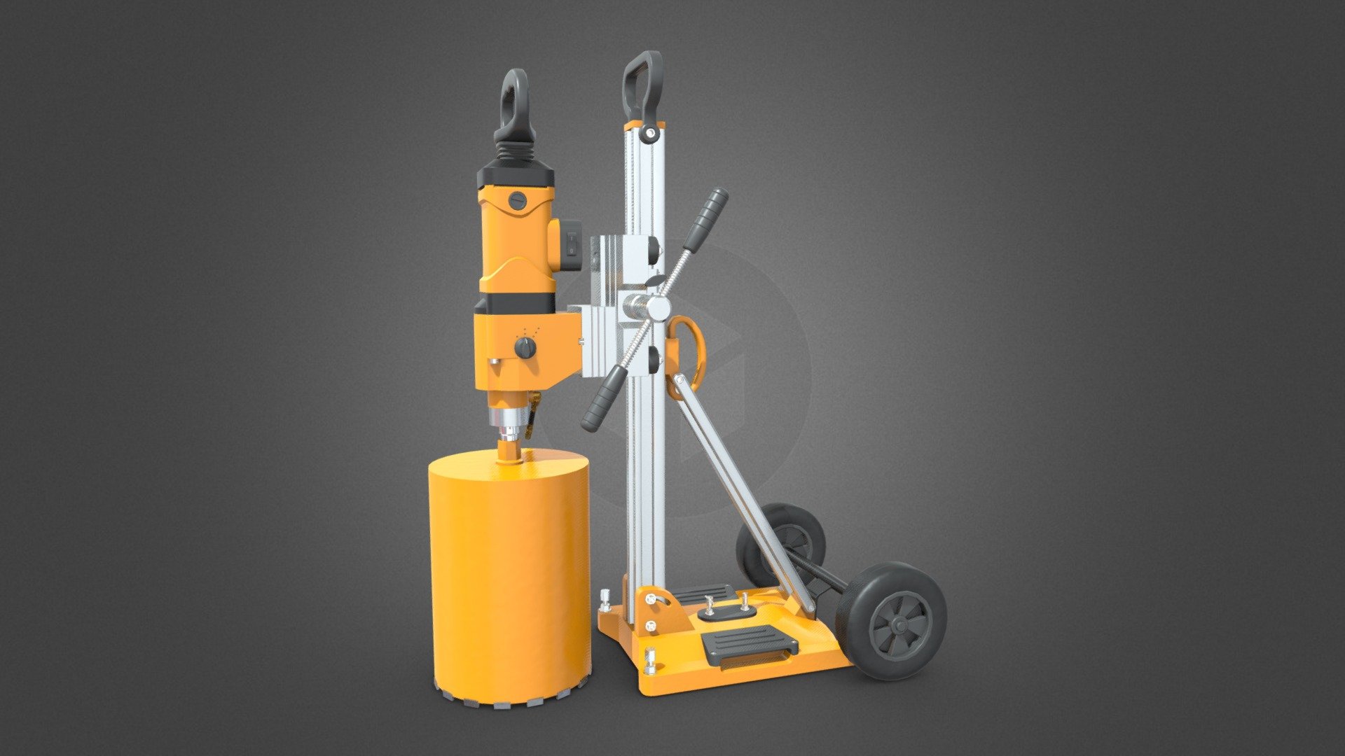 Concrete Coring - Buy Royalty Free 3D model by ChakkitPP [86a715c ...