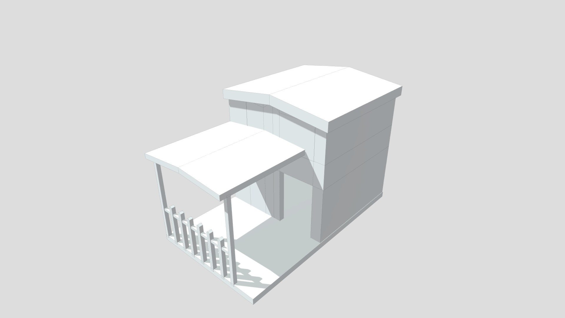 western house - 3D model by jory van den hengel (kopje thee) (@joryvdh ...