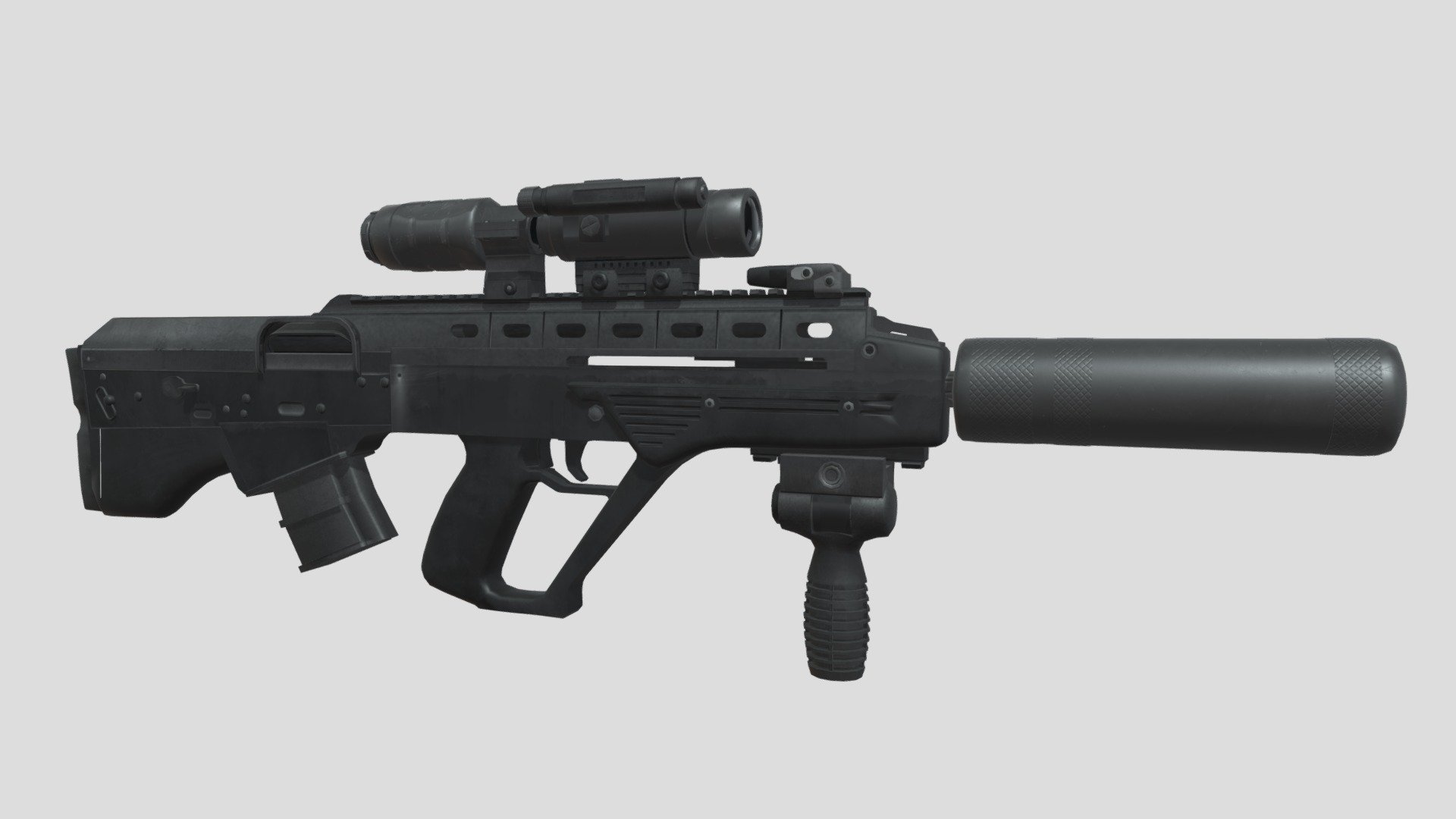 Ukrainian Malyuk rifle - Download Free 3D model by Getbreadsticks ...