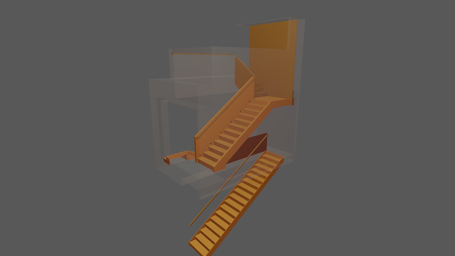 Escalier 102523 - 3D model by Hugo Boisvert (@hugob) [86a869b] - Sketchfab