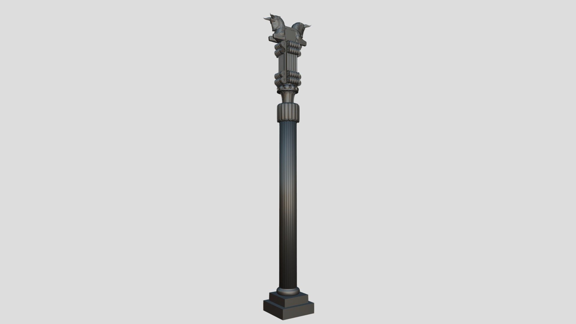 Persian Aurochs Column (Parseh City) - 3D model by afshindaryani3D ...