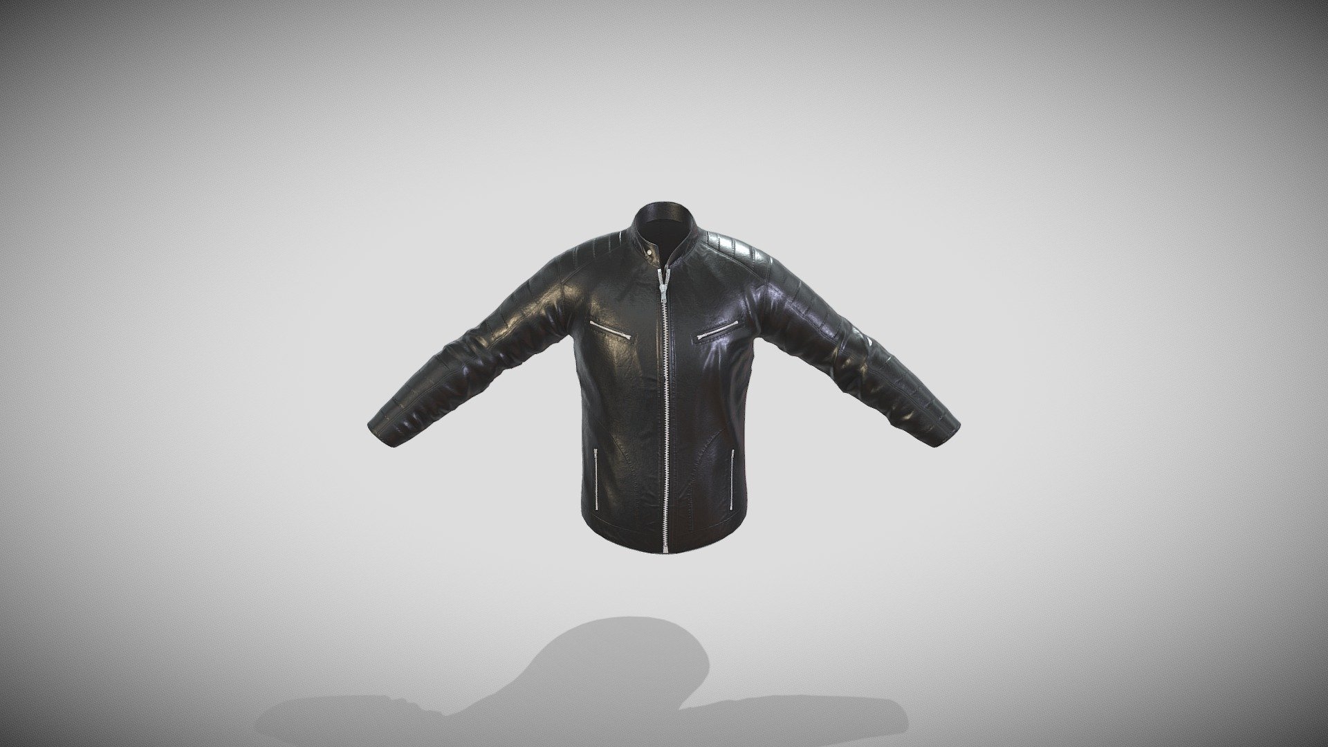 Leather Jacket - 3D model by CRobRoberts [86a95dc] - Sketchfab