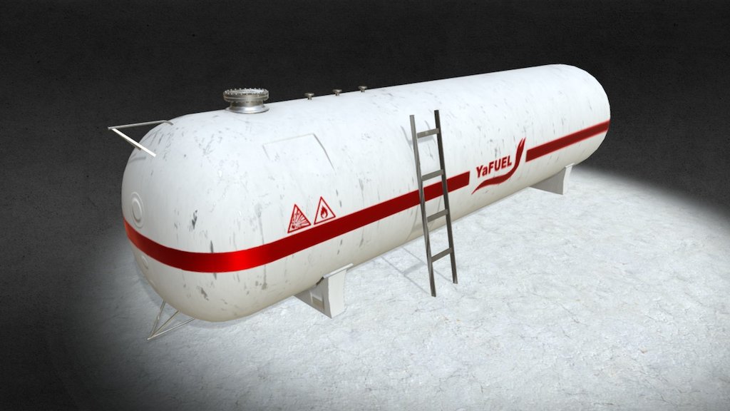 Classic Gas Tank - 3D model by Zemasu [86a9a38] - Sketchfab