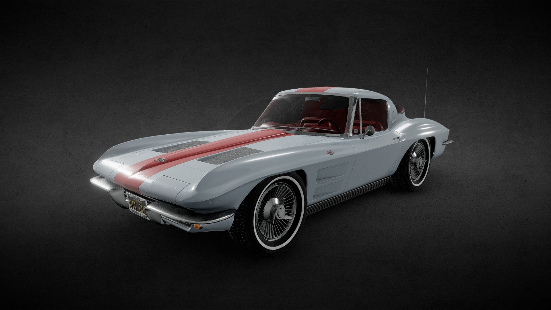 Corvette Stingray - Download Free 3D model by Zaraś Piotr (@zarastm ...