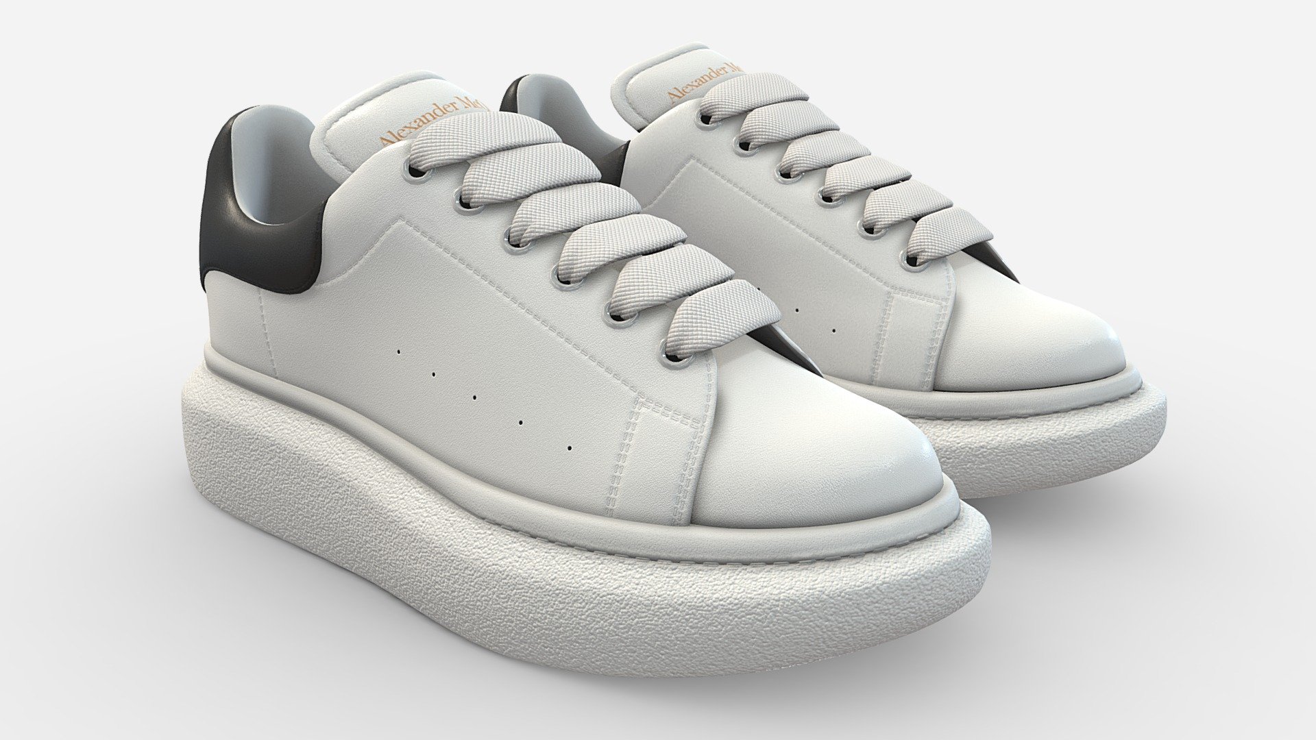 ALEXANDER MCQUEEN OVERSIZED FASHION SNEAKER - 3D model by CGMONDO ...