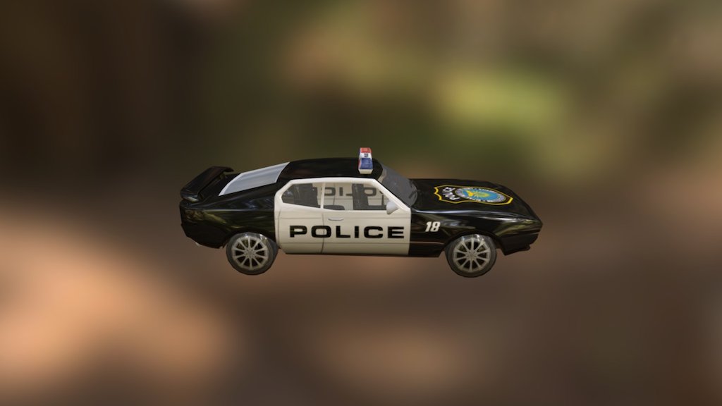 Police Car - 3D model by saurav kumar (@saurav3dassets) [86ab4e2 ...