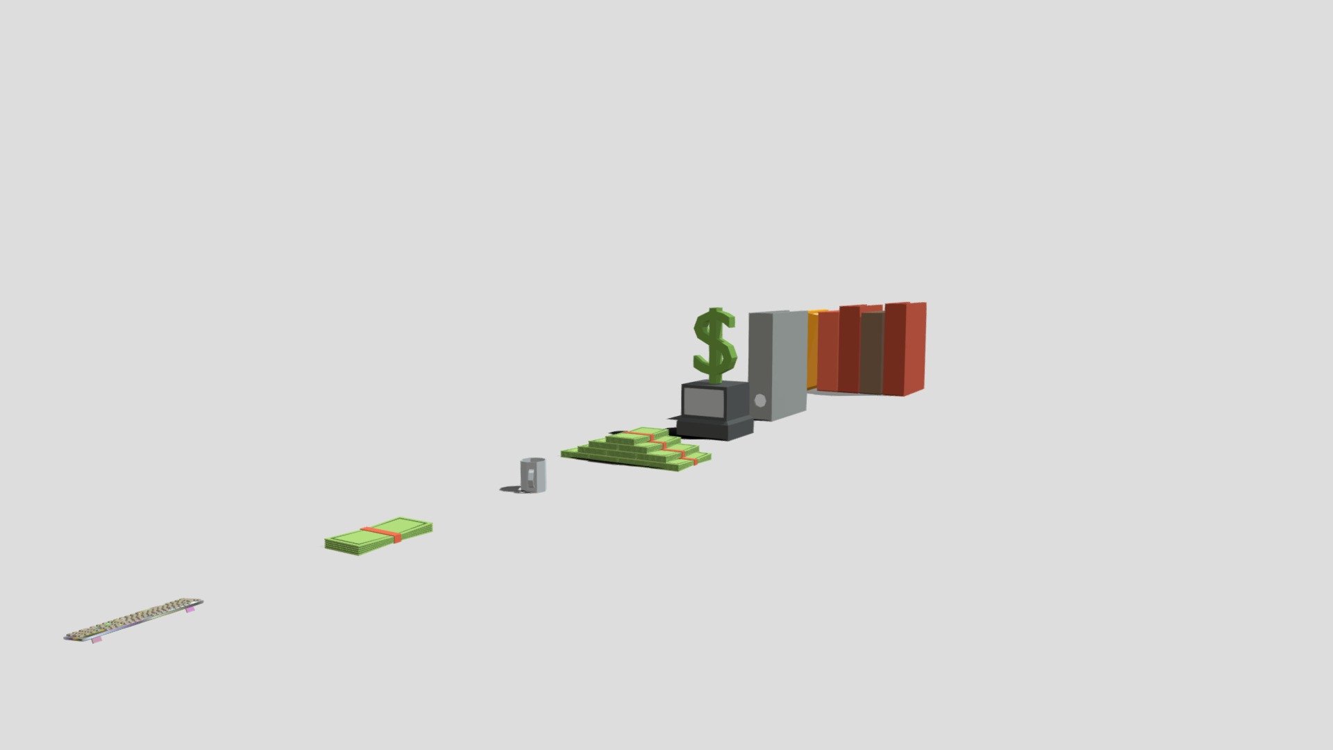 Low poly objects from H.Elevator: Office Warfare - Download Free 3D ...