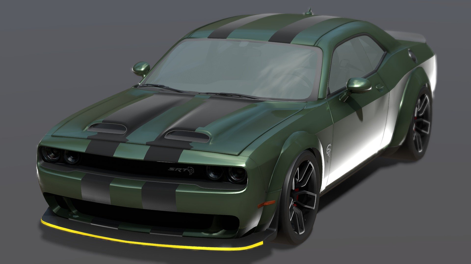 Dodge Challenger SRT Hellcat Redeye Widebody - Download Free 3D model ...