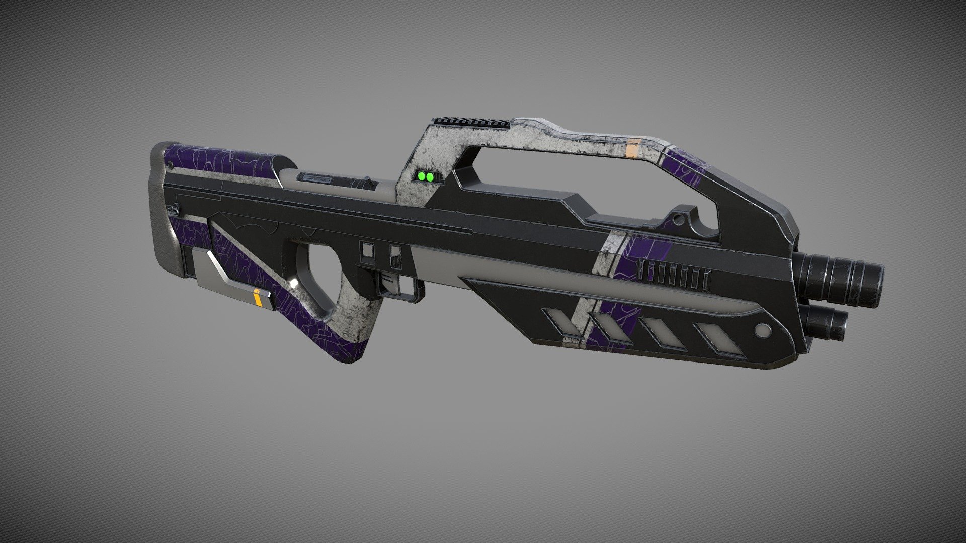 Halo MA2B Assault Rifle - 3D model by Wallace (@wALLEE) [86af859 ...