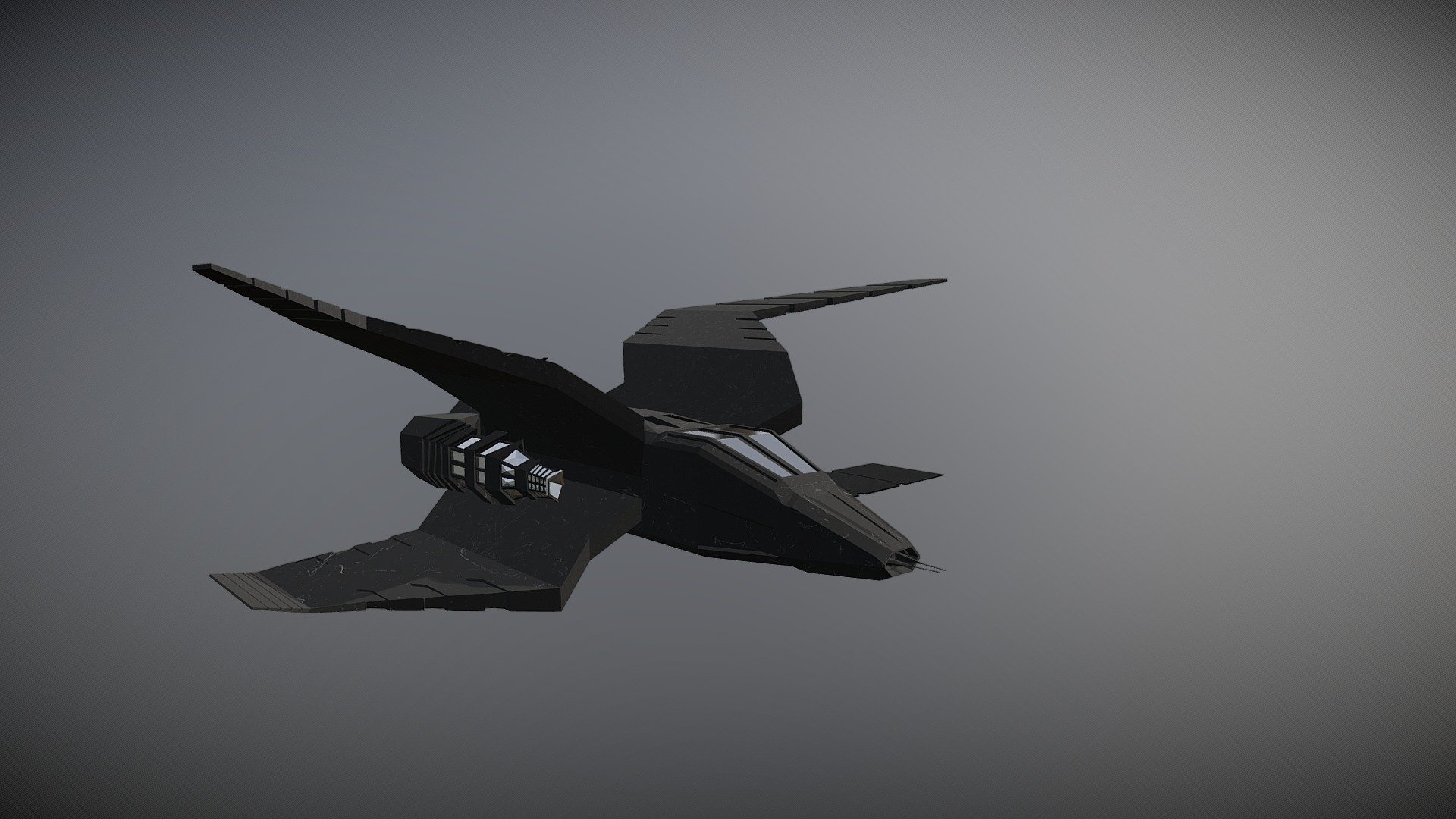 Low-Poly spaceship - Download Free 3D model by Pitahra ...