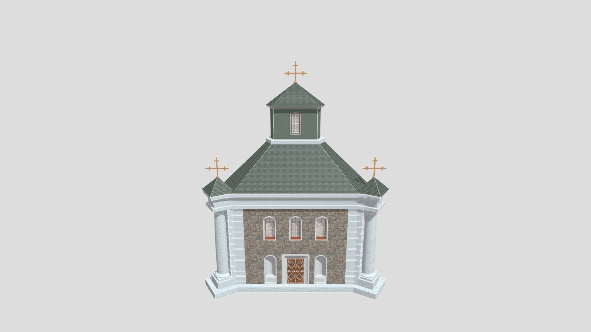 Triangle Church in Wialikaja Swarotwa, Belarus - 3D model by isf2 ...