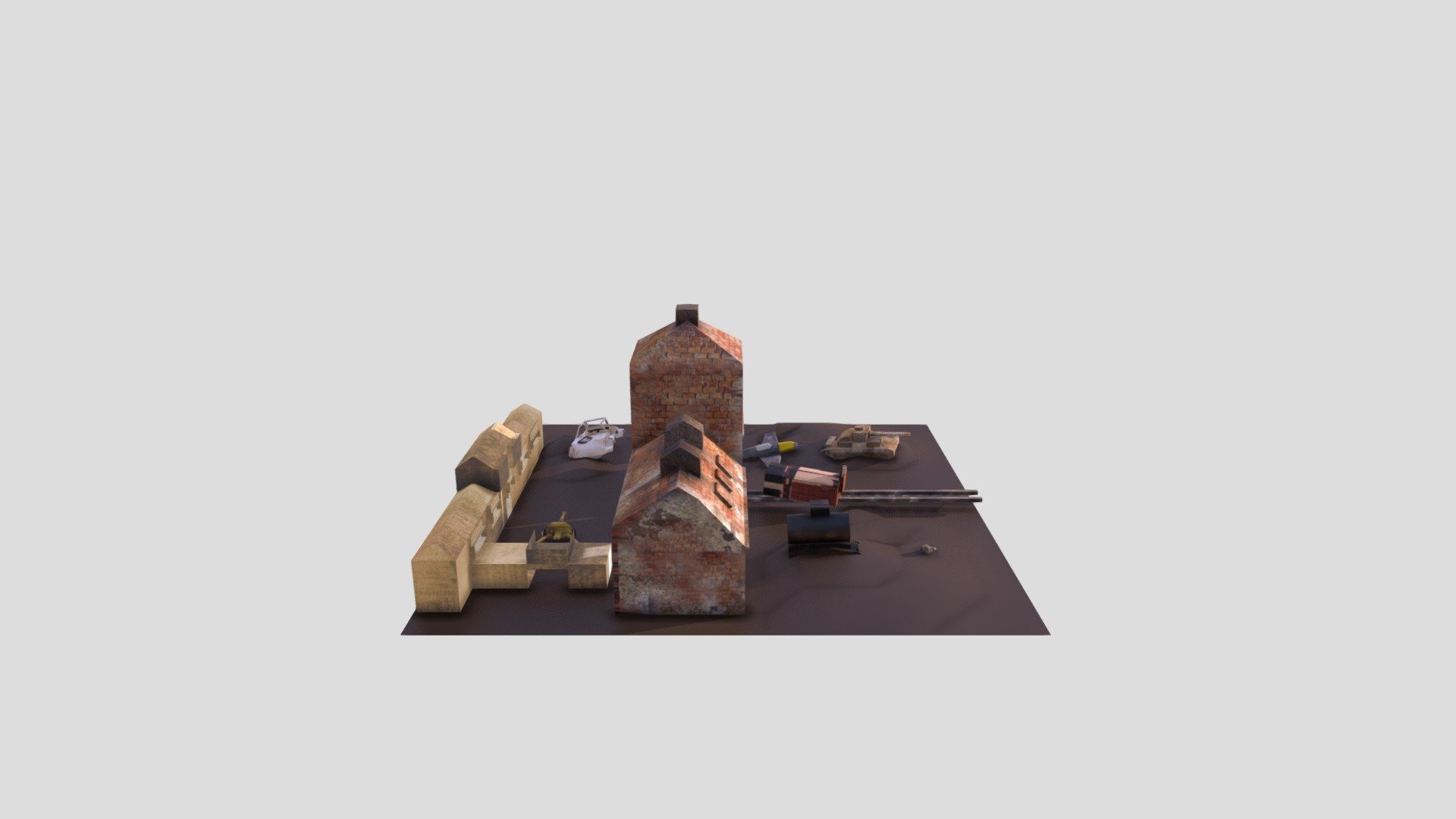 Auschwitz Después de la Guerra - 3D model by Juan_Martinez_M [86b547b ...