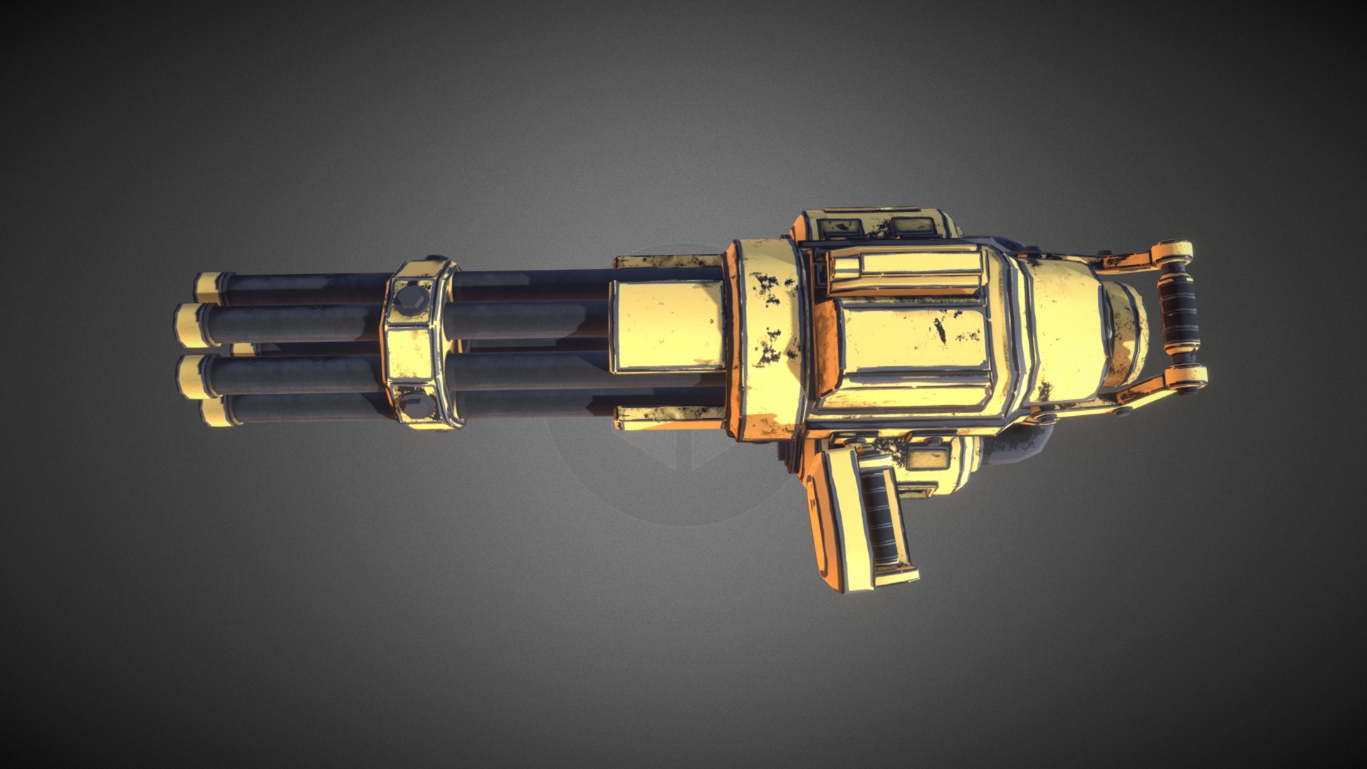 Minigun Zombie Conspiracy - 3D model by Mariano.Castro [86b5808 ...
