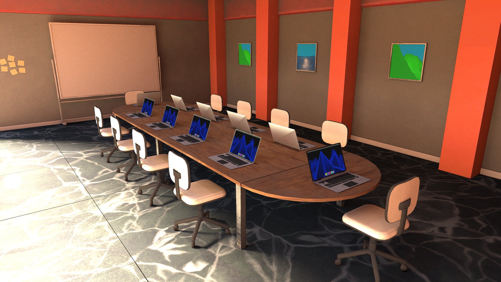 VR Conference Room - 3D model by Leandro Nicolas (@LeandroN) [86b5859 ...