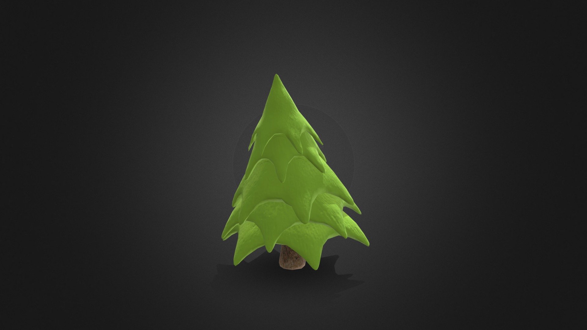 Free pine low poly with animation - Download Free 3D model by ...