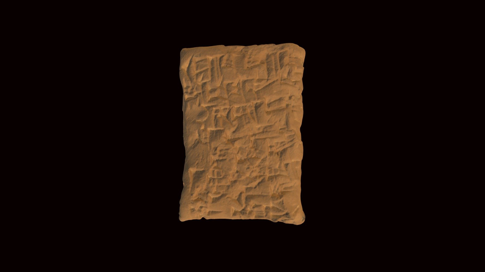 Cuneiform Tablet HMANE1890.4.10 - 3D model by Harvard Museum of the ...