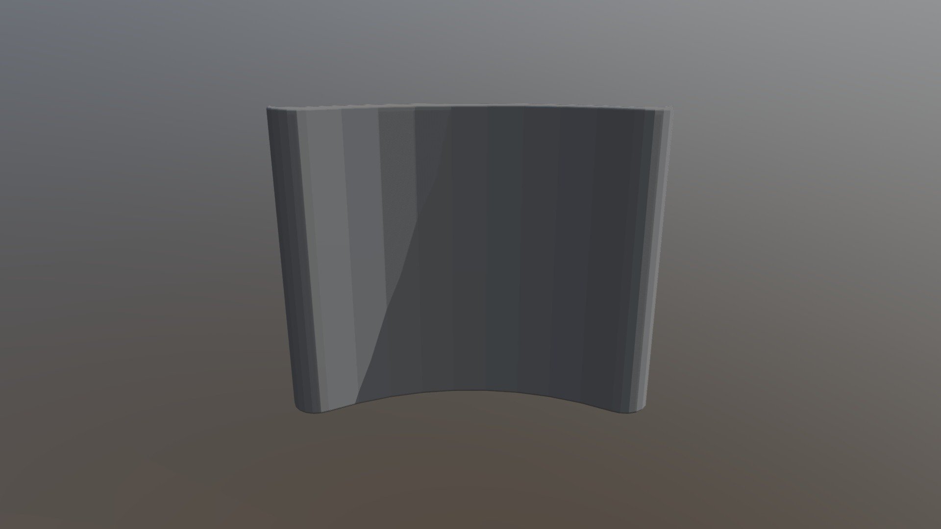 6ft x 5ft Formulate Tabletop Horizontal Curve - 3D model by xyzDisplays ...