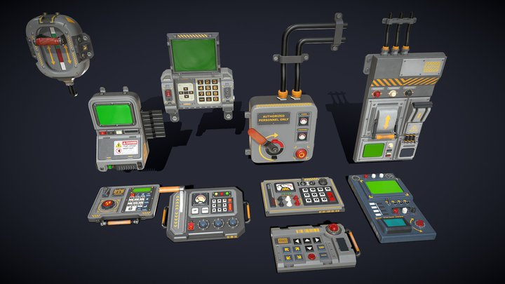 Screen 3D models - Sketchfab