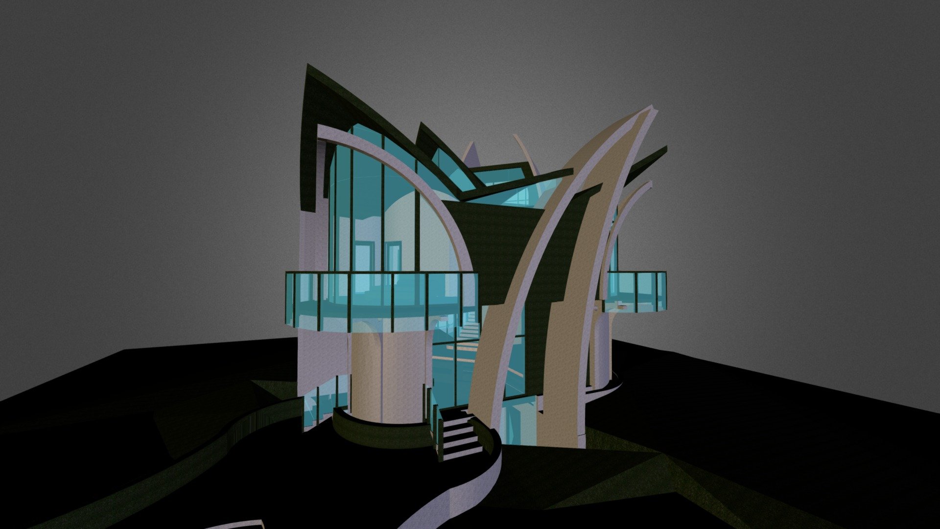 Pine Crescent Arch House Revit - 3D model by TaylorP [86ba19f] - Sketchfab