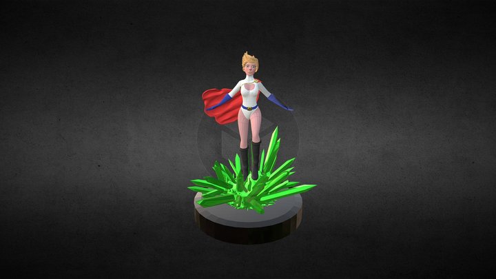 Powergirl 3D models - Sketchfab