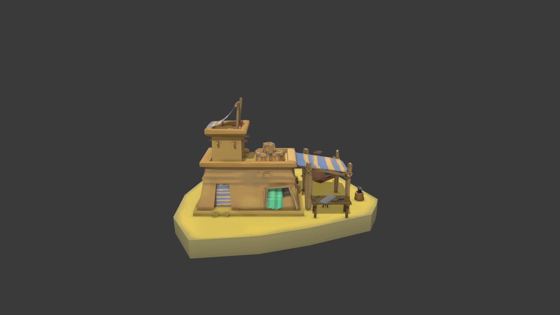 1DAE05_Tugui_David_GameArtExam - 3D model by David_Tugui [86bbd75 ...