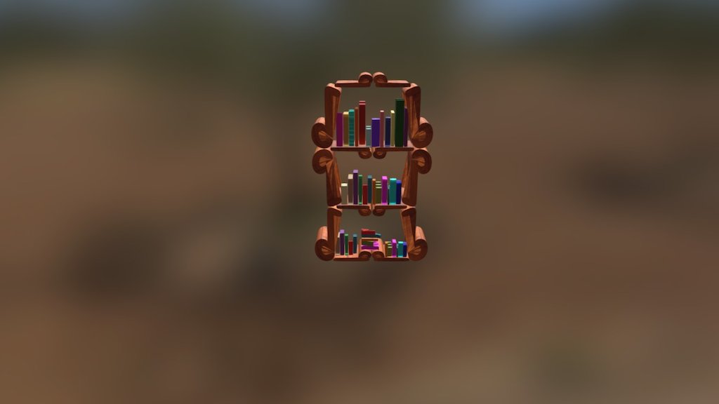 Alphabet Library - P Shelf - 3D model by natwat [86bc6ef] - Sketchfab