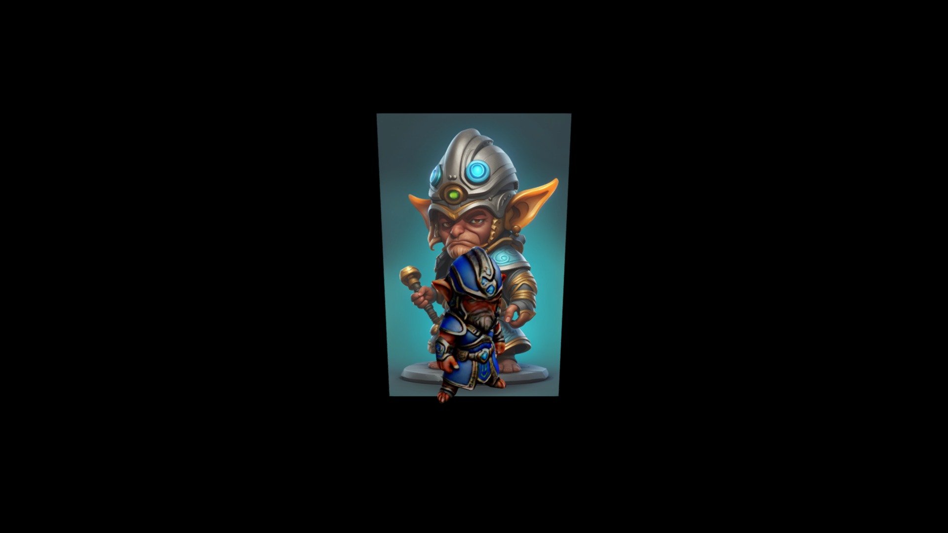 "Cute Chibi Goblin Character Illustration" Th - Download Free 3D model ...