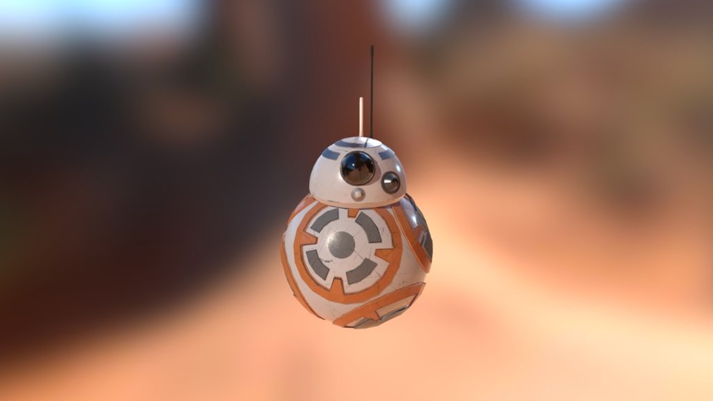 StarWars BB-8 Droid - Star Wars - 3D model by mynameisglu [86be641] - Sketchfab