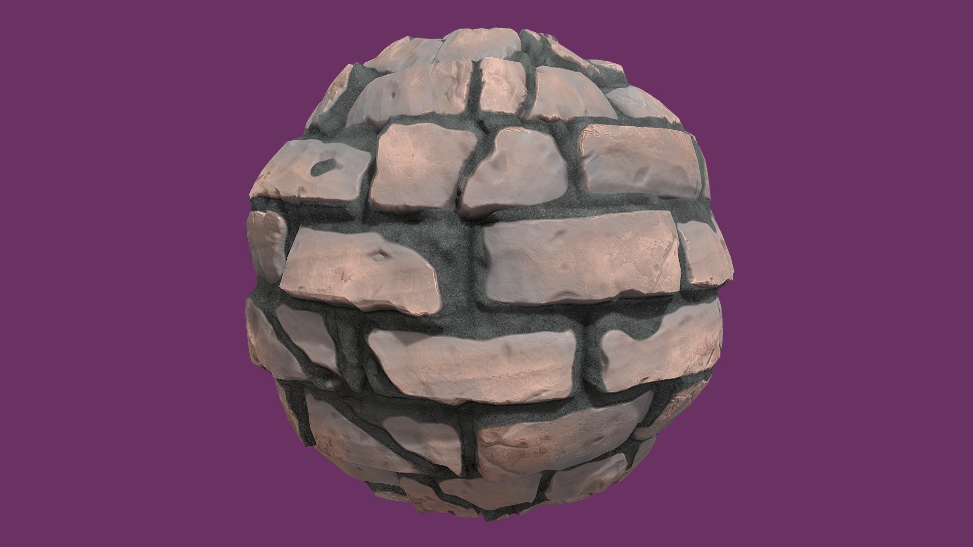 Stylized Brick Wall Material 04 - Buy Royalty Free 3D model by ...