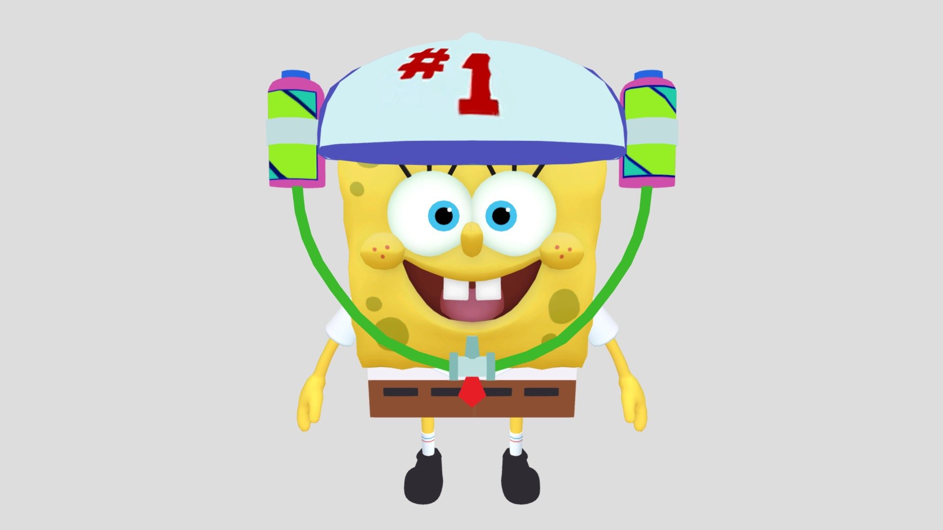 NASB - SpongeBob (Drinking Hat Costume) - Download Free 3D model by SMF ...