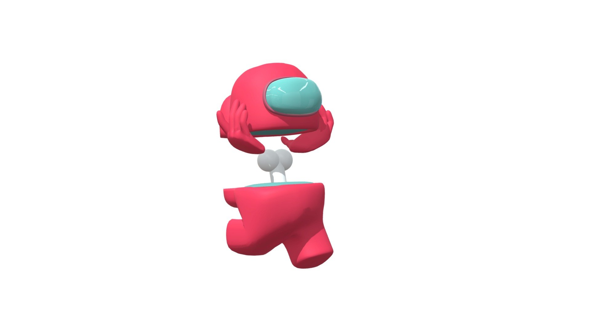 Among Us - Red crewmate - 3D model by LaraPires [86c2f35] - Sketchfab