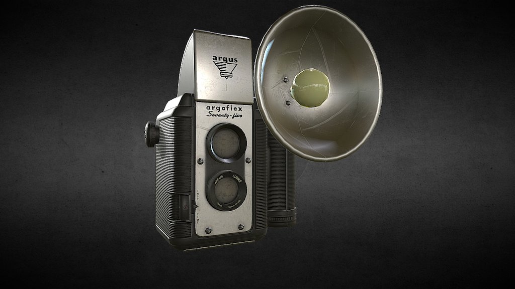 TLR Camera BLK - 3D model by Mawilbolou [86c36fe] - Sketchfab