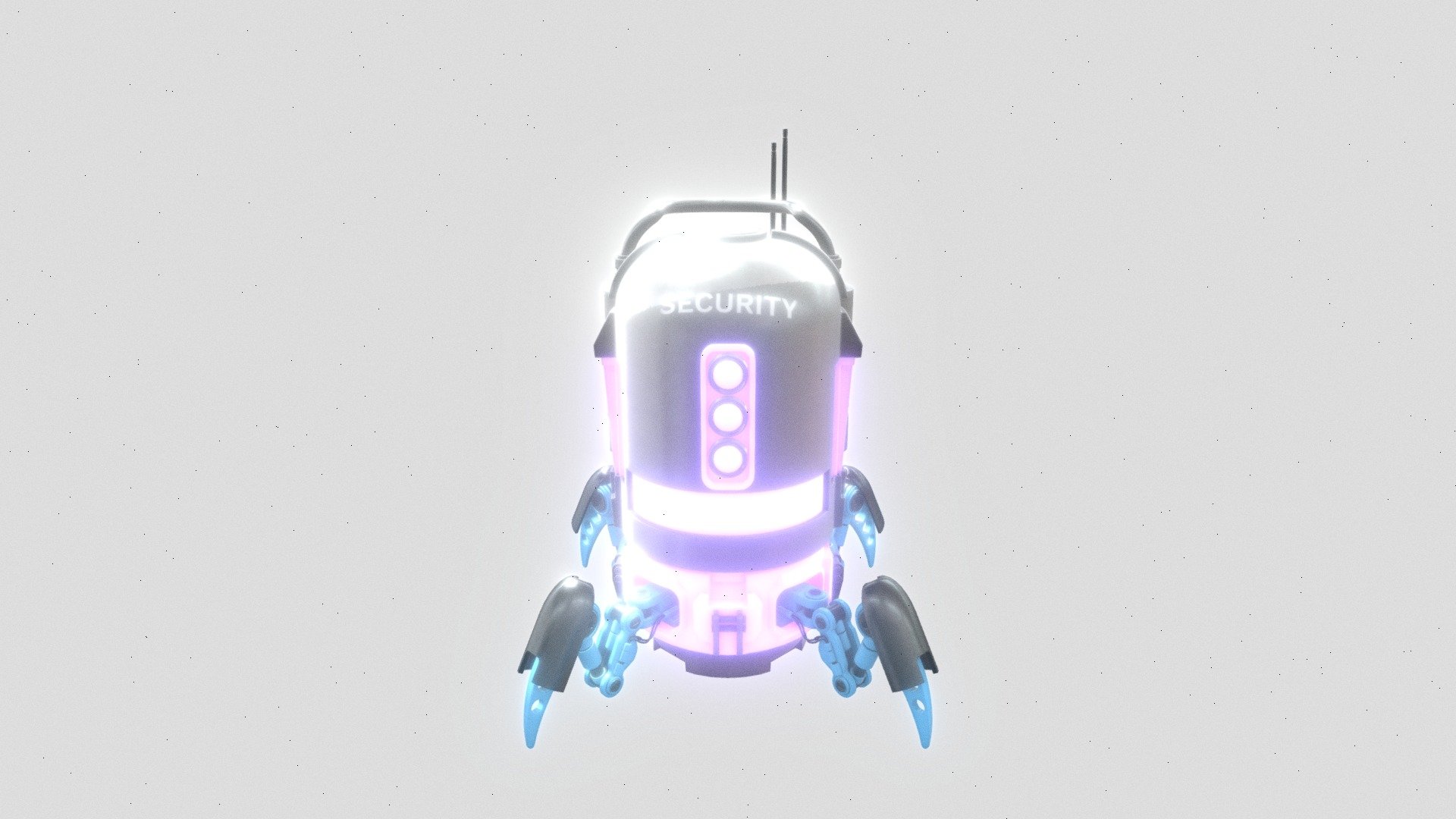 security Bot - 3D model by GhostOfTheWasteland [86c4173] - Sketchfab