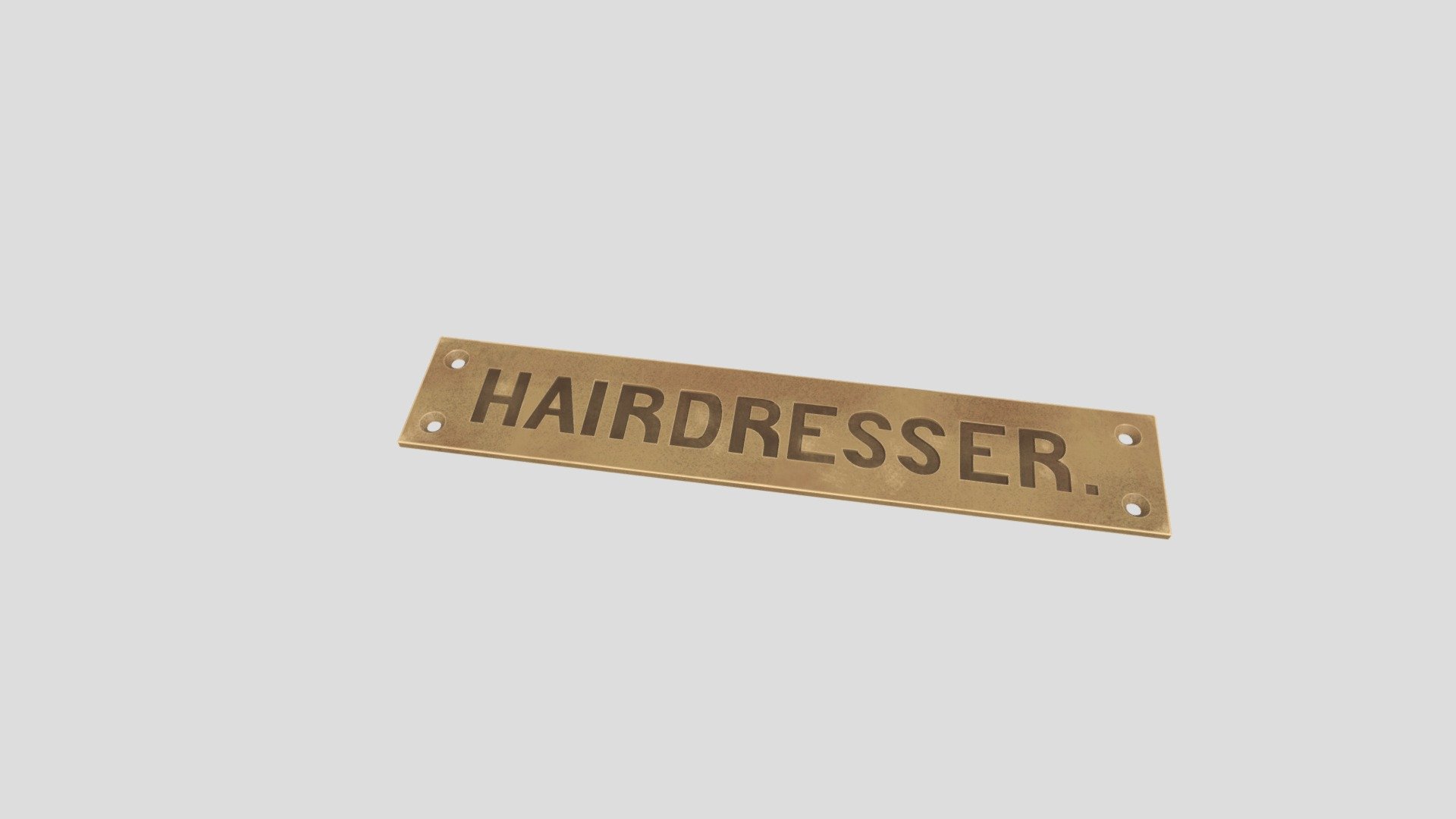 Hairdresser Sign - 3D model by National Heritage Board (@nhbheritage ...
