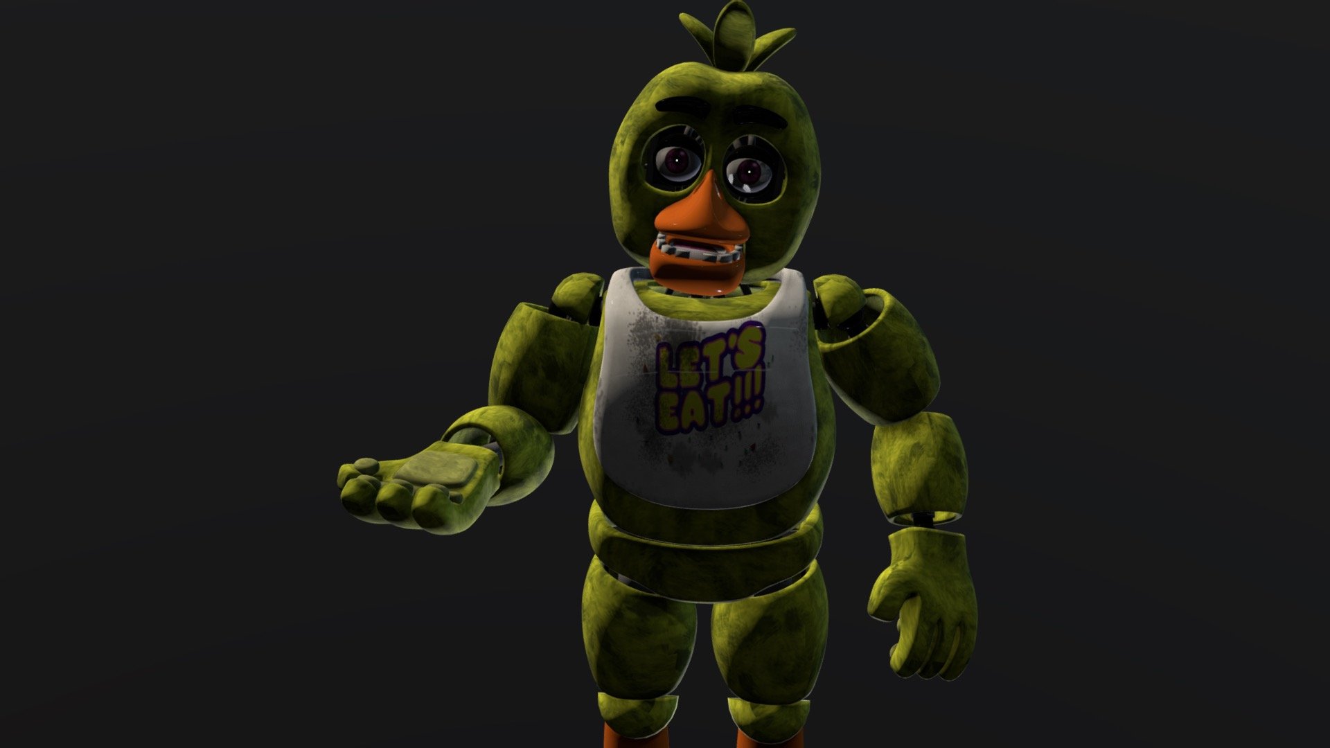 1st-chica - 3D model by elijjahw [86cb937] - Sketchfab