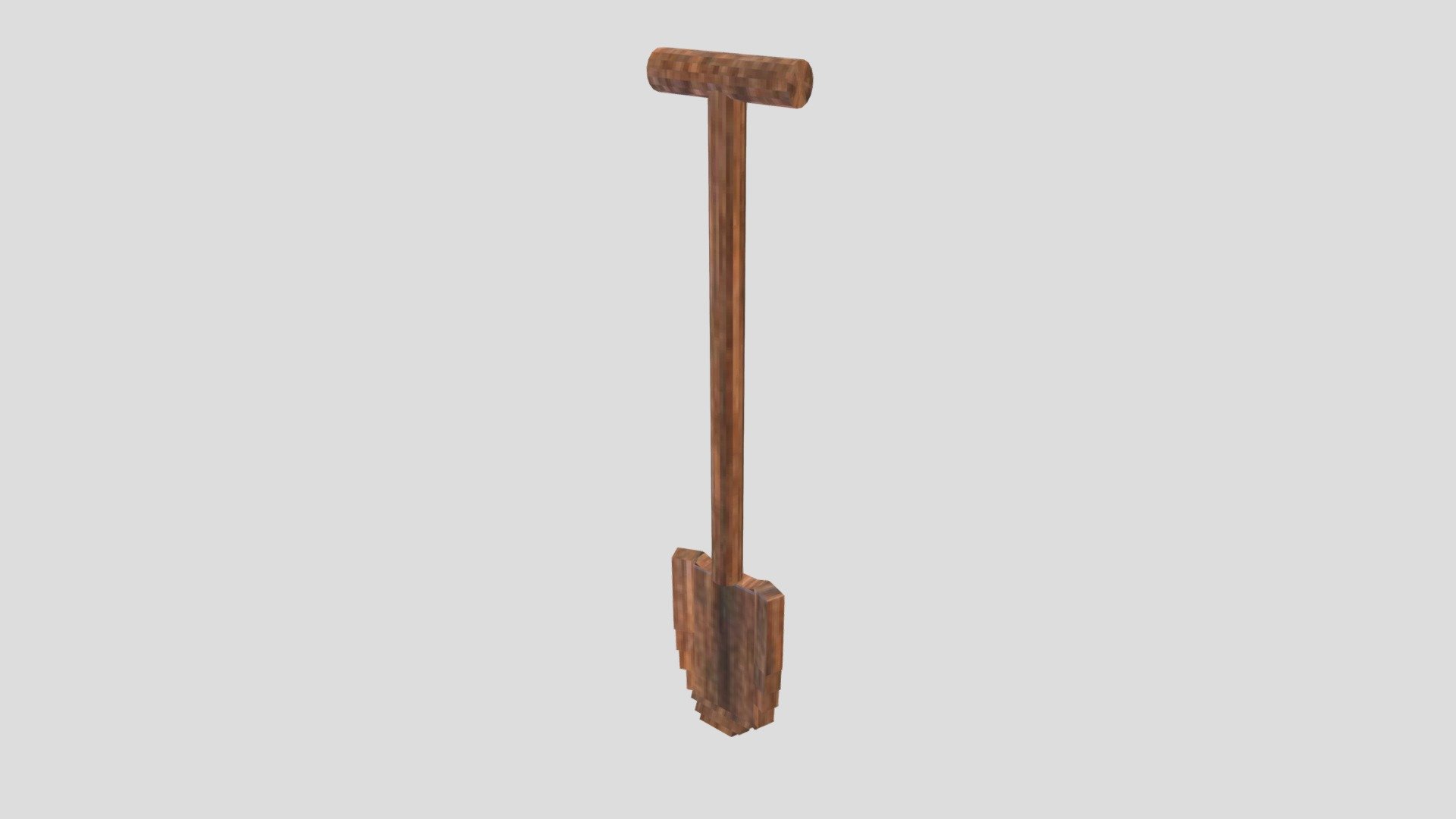 Low Poly Wooden Shovel - Download Free 3D model by HashtagLoulou ...