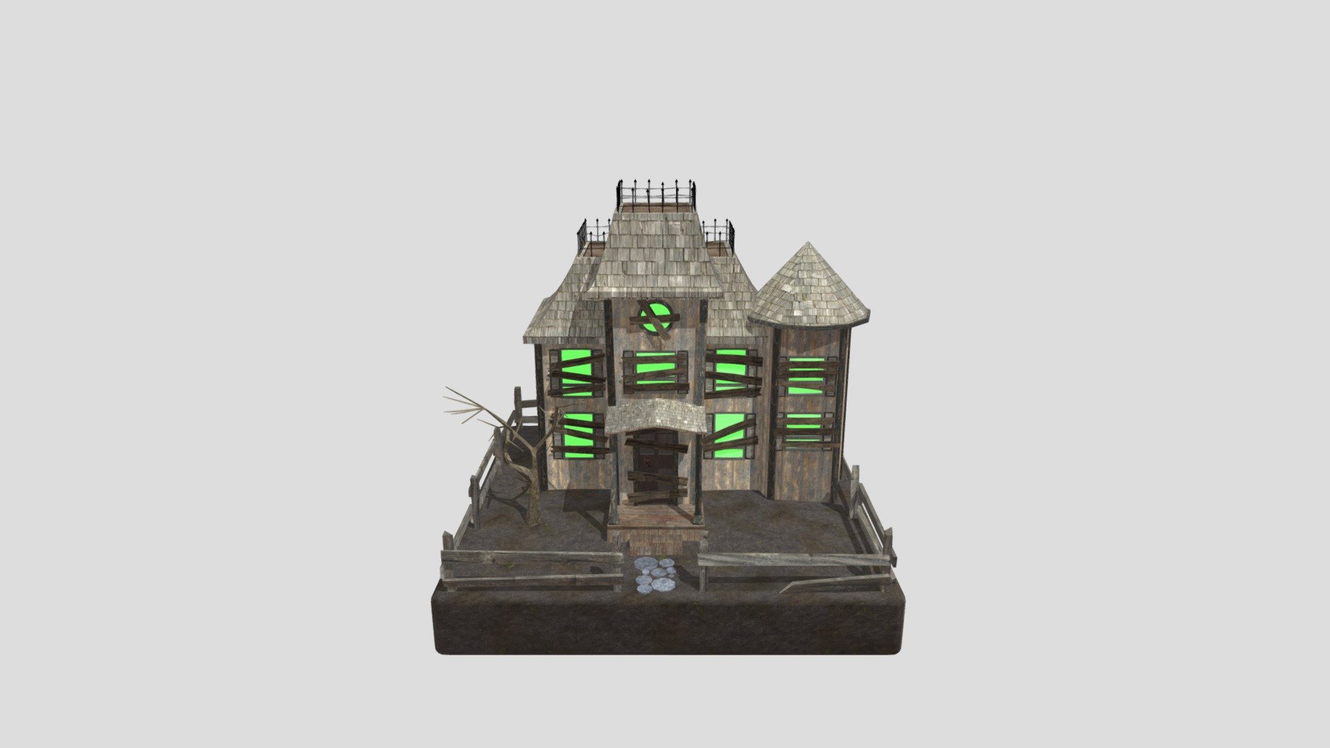 Haunted House 2 - 3D model by Island T | 3D (@islandT3D) [86cd33e ...