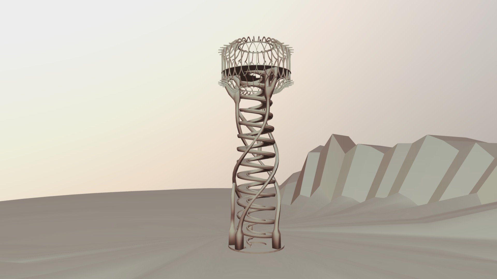 1000ft tower - 3D model by Feliix (@james.rasa) [86cfc20] - Sketchfab