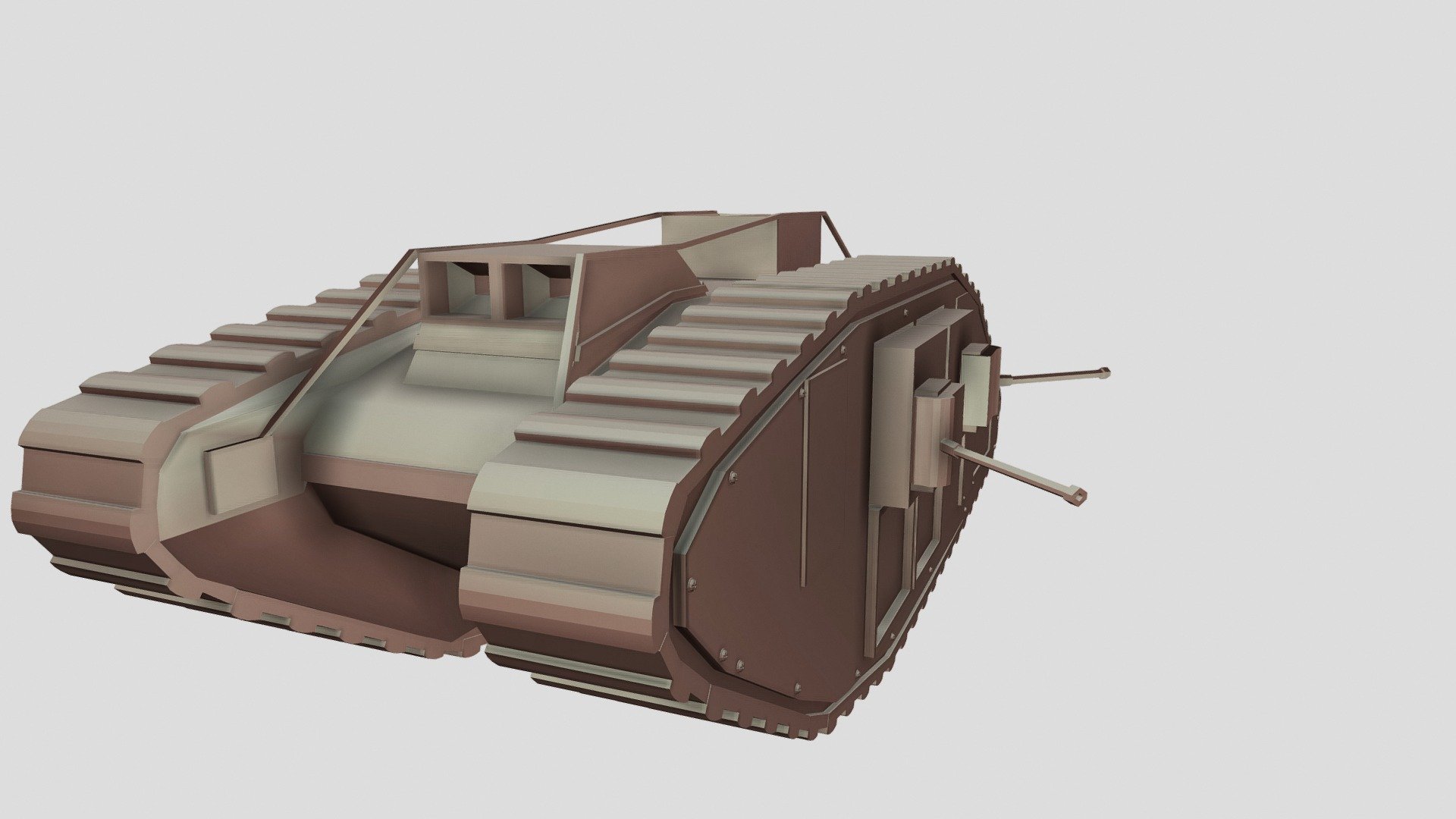 WW1 Tank CT4012-2020 - Download Free 3D model by OliverSimmons [86cfe5b ...