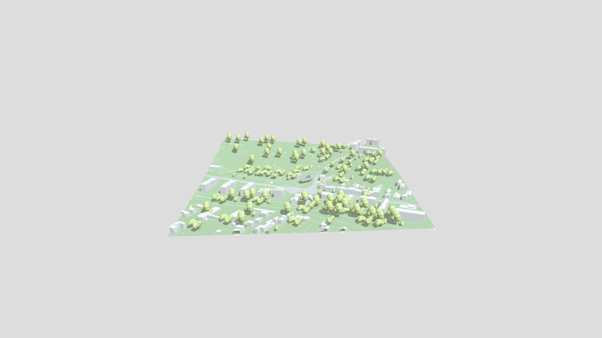 wojkowice_centrum - 3D model by urbanmodel [86d10bc] - Sketchfab