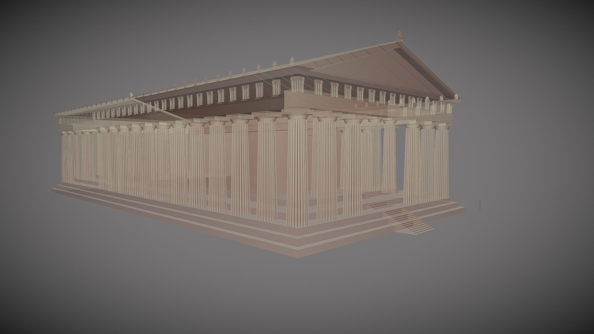 Doric Temple - 3D model by ZeusCronos [86d1294] - Sketchfab