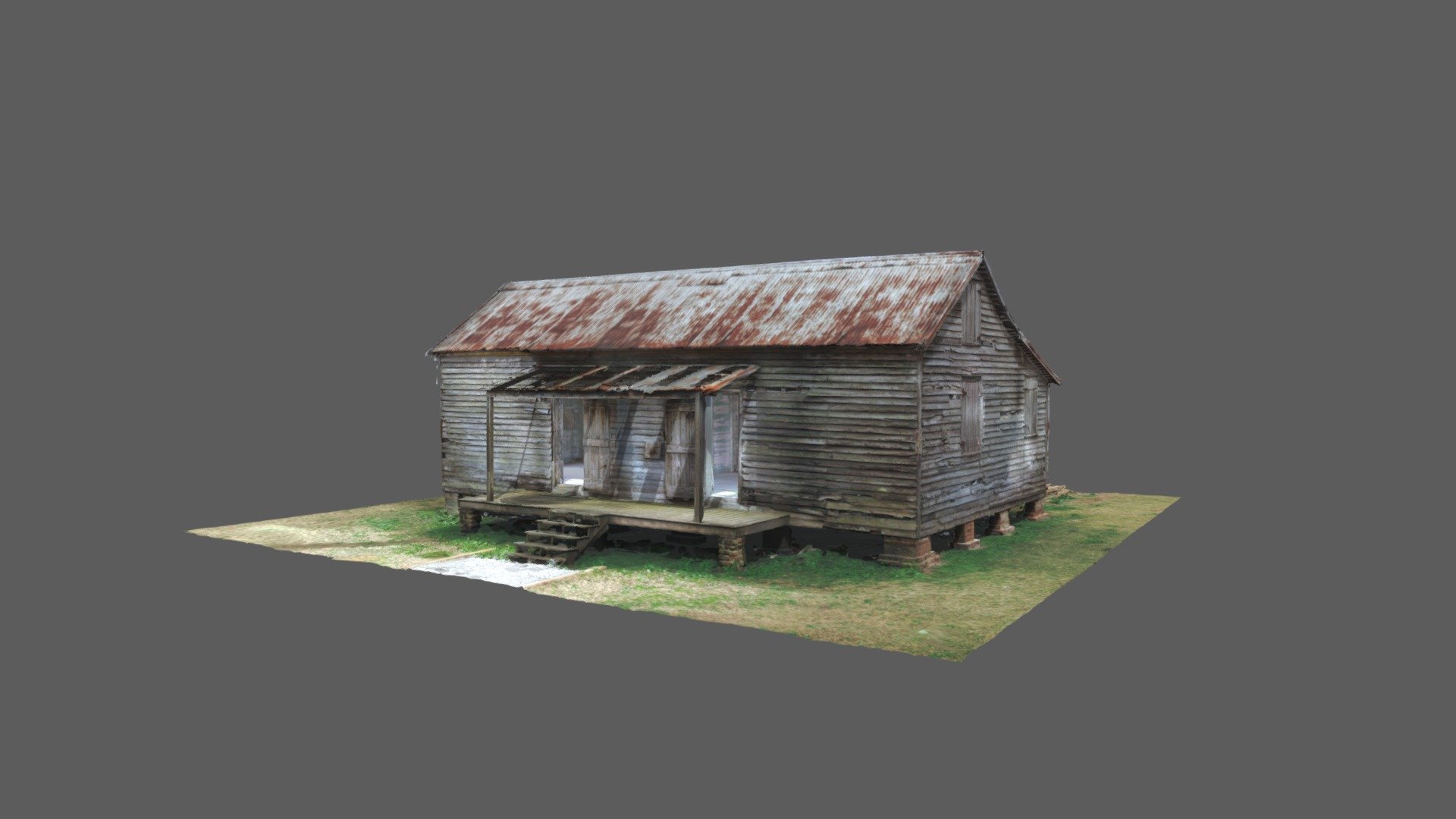 St Joseph Plantation Slave Cabin 2 - Download Free 3D model by NCPTT ...