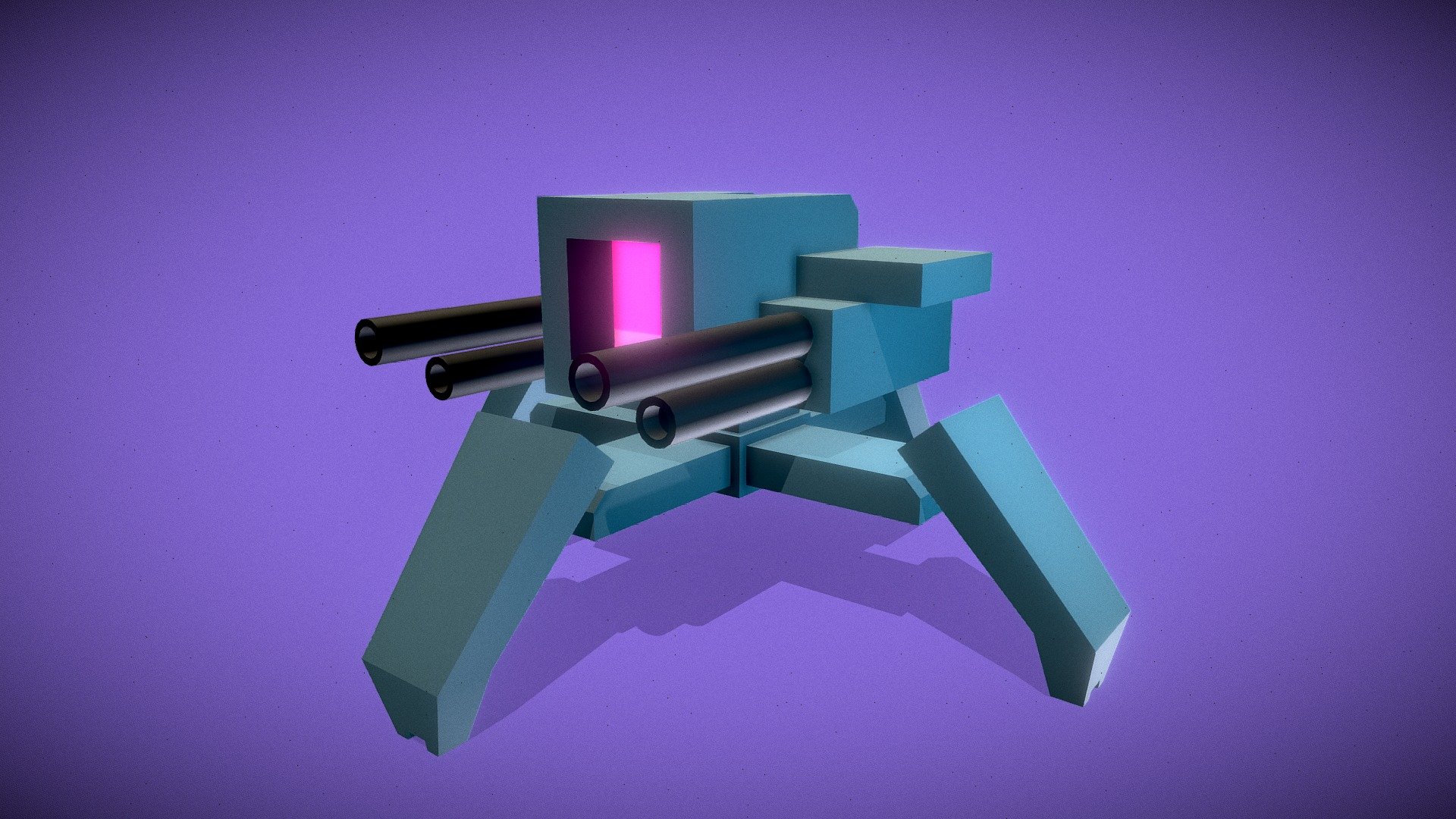 Low-Poly Robot - Download Free 3D model by Noddity [86d19d9] - Sketchfab