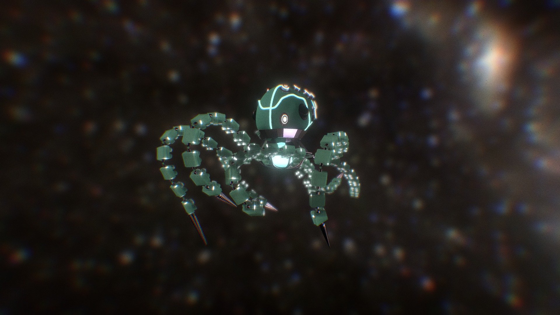 Mechanical Octopus - Download Free 3D model by Bernardo Ferreira ...