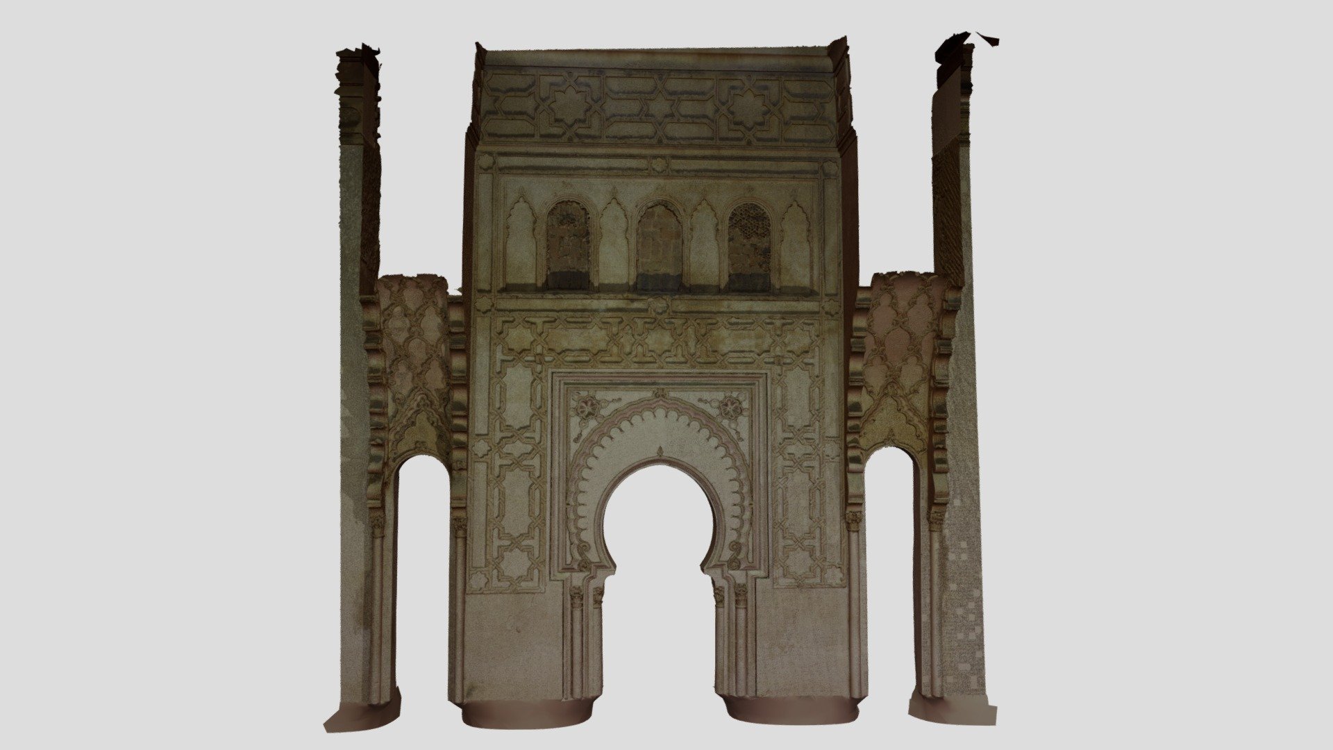 FACADE MIHRAB 3D TINMEL MOSQUE - BET GEO EDGE - 3D model by GEO EDGE ...