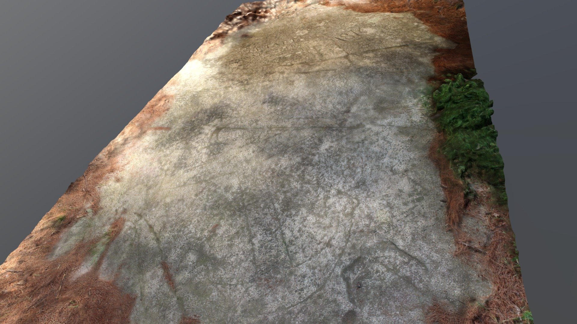 Anchor Rock Inscriptions 1876 - 3D model by New England Explorers ...