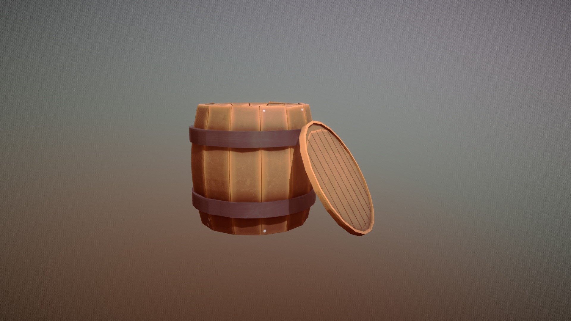 Barrel - Download Free 3D model by Boy Best (@BoyBestt) [86d506e ...