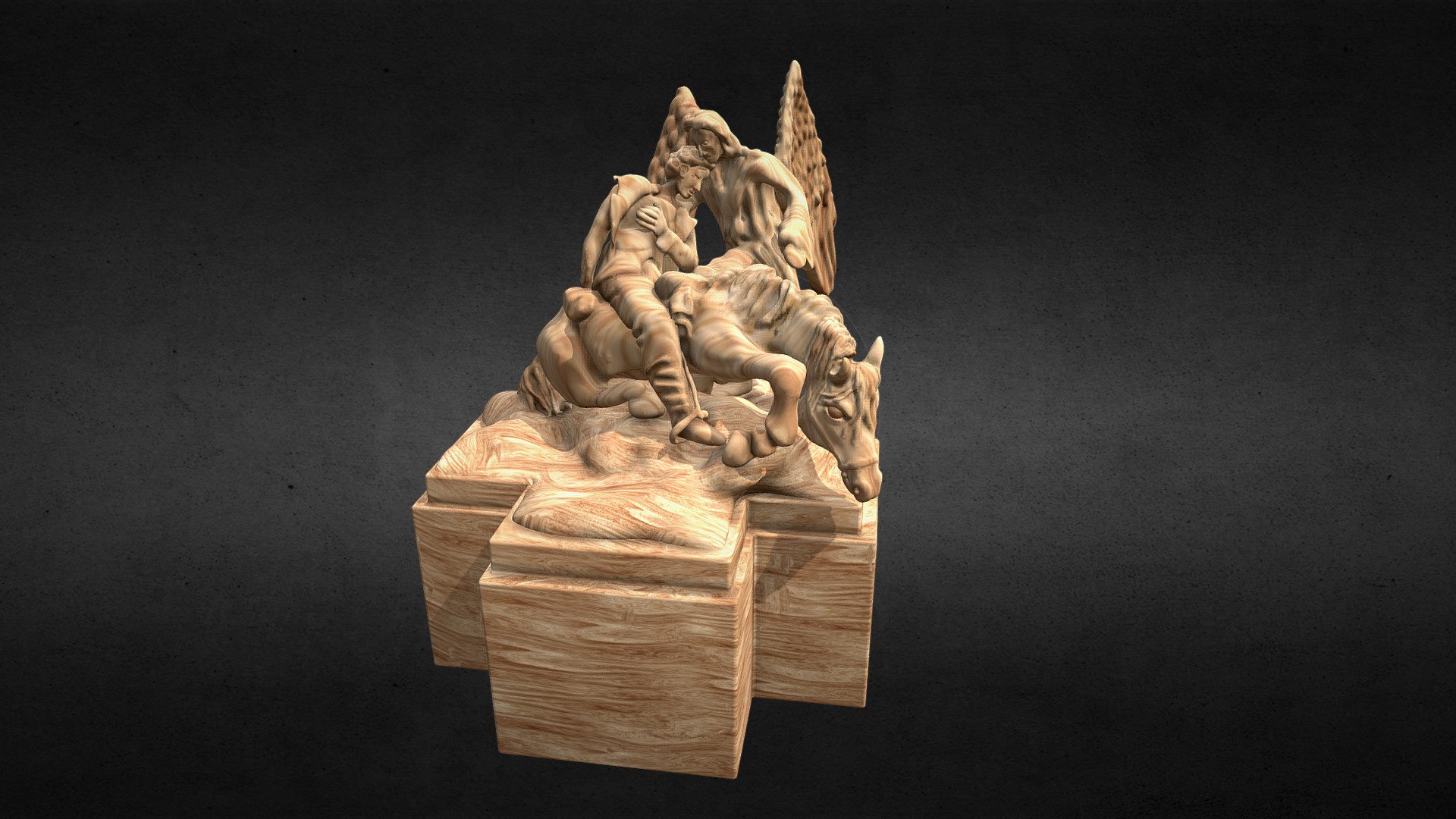 Memorial - 3D model by NekoPluesch [86d625d] - Sketchfab